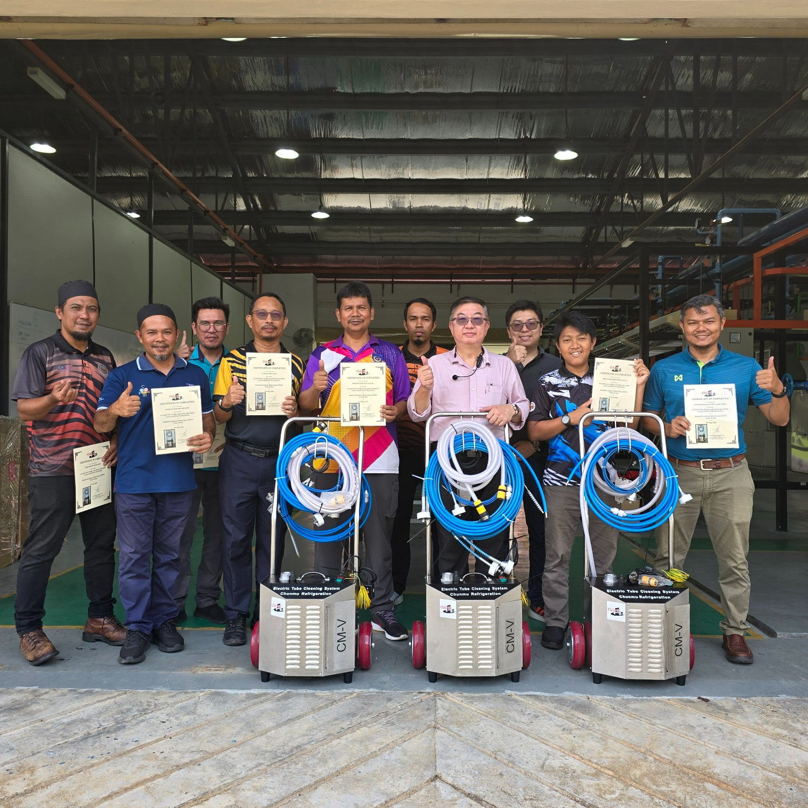 CULMI CM-V CONDENSER TUBE CLEANING MACHINE Product Training On 13-5-25 For (IKBN) Naka Teachers ...