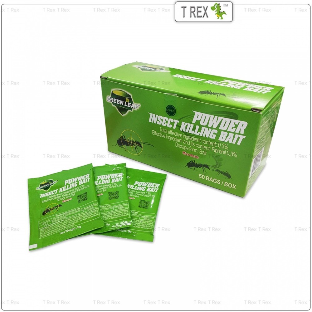 Green Leaf Ants & Cockroach Killing Bait Powder 5g - T Rex Metalware ...