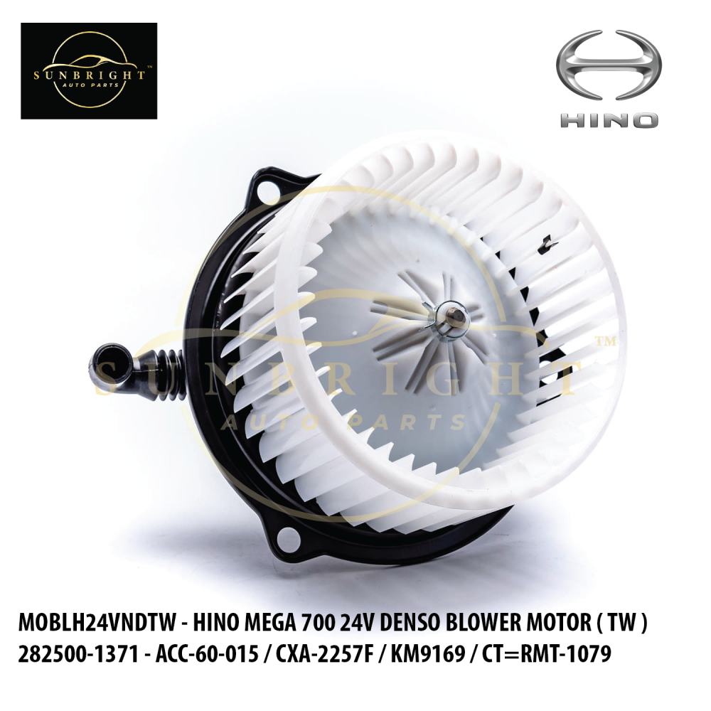 Klang MOBLH24VNDTW - HINO MEGA 700 24V DENSO BLOWER MOTOR ( TW ) 282500 ...