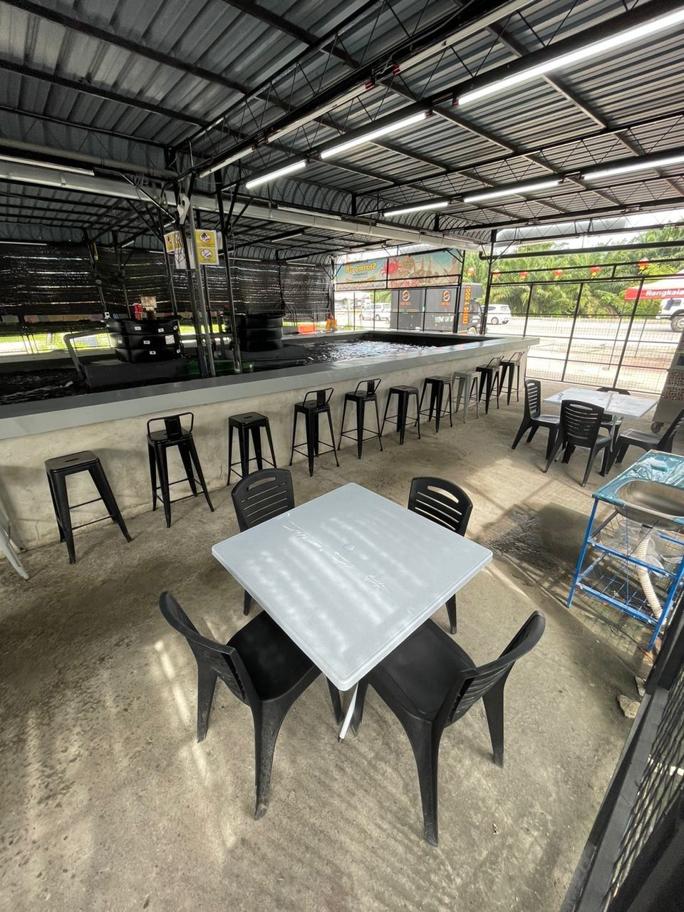 Penang,Simpang Ampat Plastic Table and Plastic Chair | Banquet Table ...
