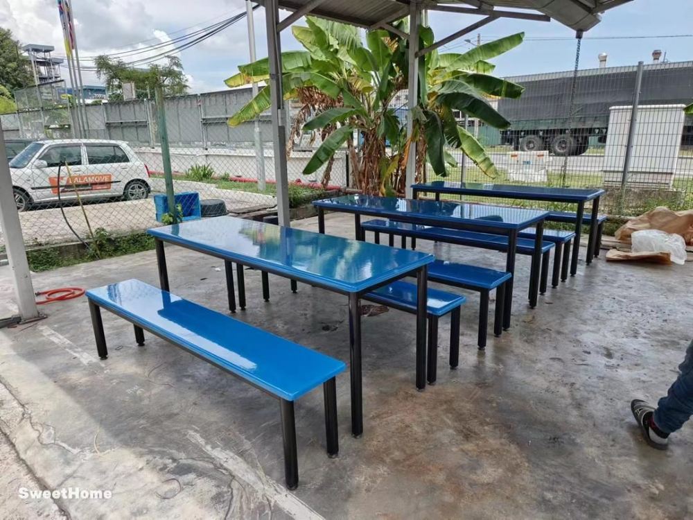 Penang Canteen Table Bench Set | Food Court Table | Fibreglass Table ...