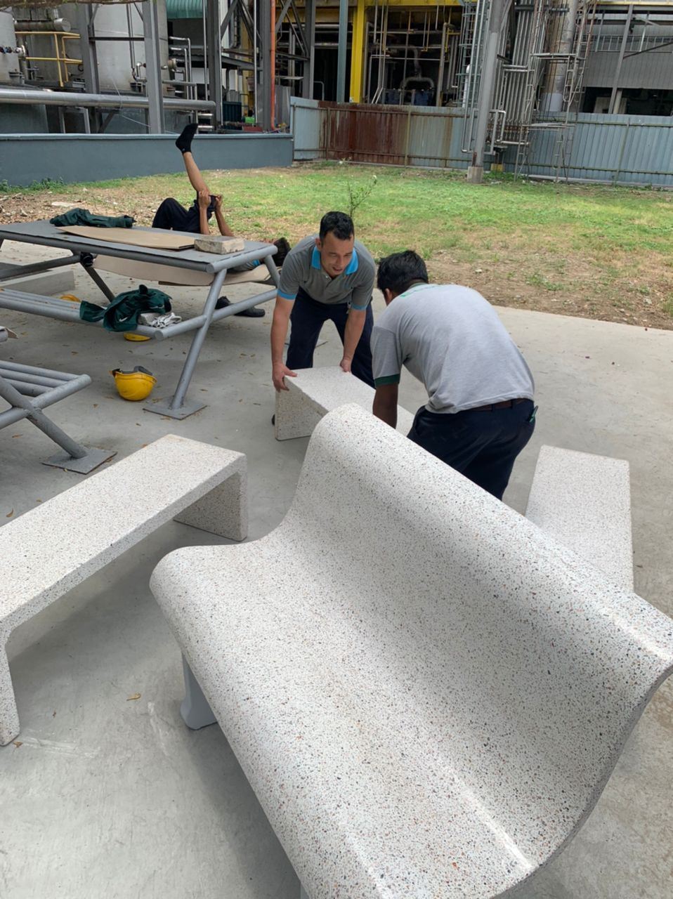 槟城Sweet Home BM Enterprise的Stone Bench | Garden Park Stone Bench ...