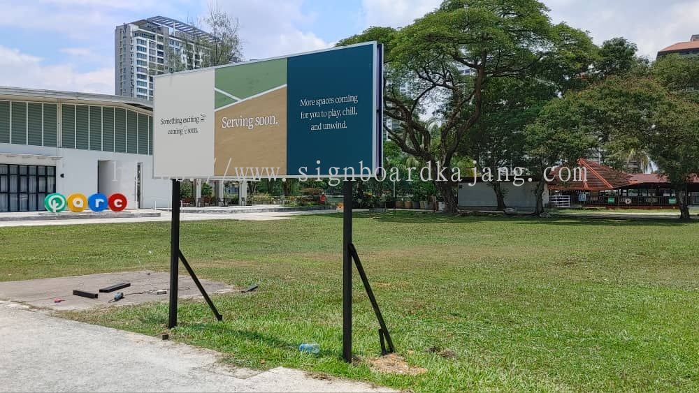 Advertisement Road Stand Signage at RAWANG | PUNCAK ALAM | ELMINA Road ...