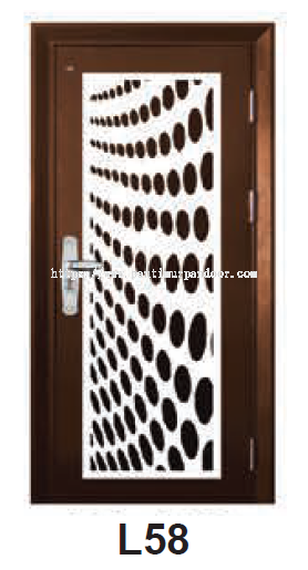 Kedah,Alor Setar Security Door Lasercut / Lasercut SUS304 Series L58 BS, P1, P4 , P6 Safety Door ...
