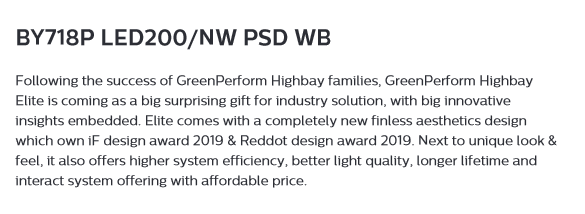 Selangor,Kuala Lumpur (KL) PHILIPS BY718P LED200/NW PSD WB GREEN ...