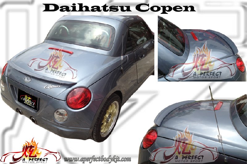 Daihatsu Copen Rear Spoiler - A Perfect Motor Sport - Johor :: Malaysia ...
